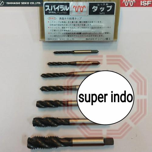 Jual Machine tap / Tap mesin BSW 3/4 x 10 (Spiral) Ishihashi Seiko ...