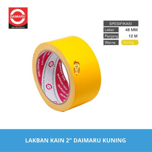 Promo Lakban Kain Cloth Tape Warna Kuning Daimaru 48mm 2 inchi - Kota ...