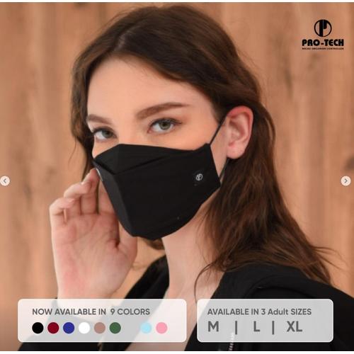 Jual MASKER KAIN PROTECH V2 PREMIUM 3 PLY MASK - Hitam,M MEDIUM ...