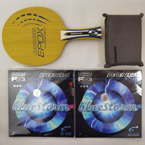 Promo Donic Epox Top Speed Plus karet Donic Bluestorm paket lengkap Set ...