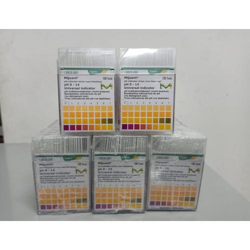 Jual Kertas Lakmus pH Indikator Test Strip Universal Indicator Merck ...