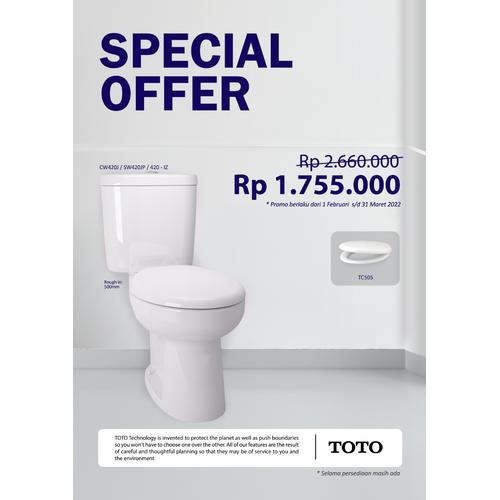 Jual Kloset toilet TOTO CW420J putih tutup biasa - Jakarta Barat - Depo ...