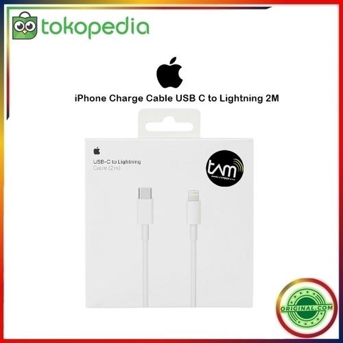 Jual Apple iPhone Charge Cable USB C to Lightning 2M Original 100% TAM ...