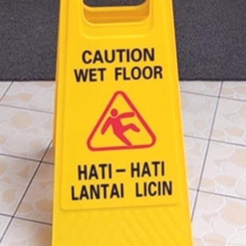 Jual RAMBU LANTAI BASAH, WARNING CAUTION WET FLOOR - Jakarta Barat ...