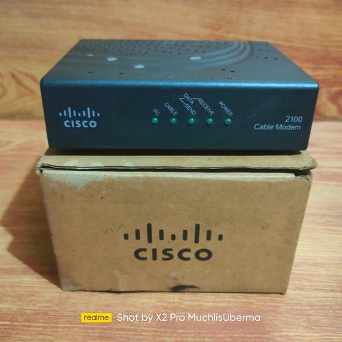 Jual Cisco 2100 Docsis 2.0 Cable Modem DPC2100RE docsys 2 first media ...