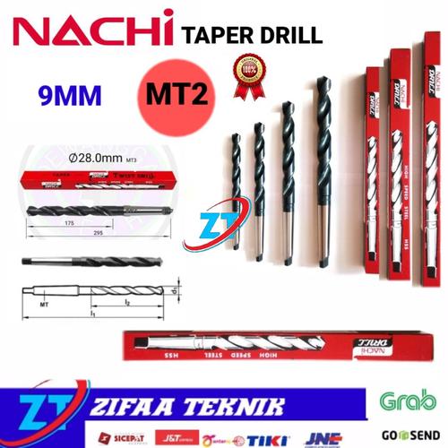 Jual MATA BOR NACI TAPER DRILL 9mm NO2 MT2 ORIGINAL MADE IN JAPAN - Jakarta Barat - Zifaa Teknik ...