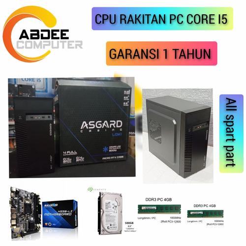 Promo CPU RAKITAN PC CORE I5 RAM 8 GB SSD 120 GB GARANSI 1 TAHUN BUAT ...