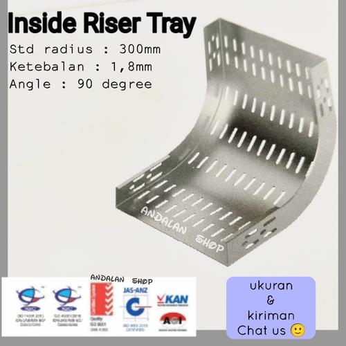 Jual Inside Riser Tray 100x50/ kabel tray inside riser uk 100x 50 ...