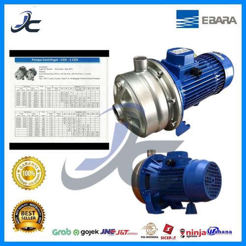 Jual Mesin Pompa Air Ebara 2 CDX 200/30 3HP 380V Centrifugal Pump Stainless - Jakarta Barat - JC ...