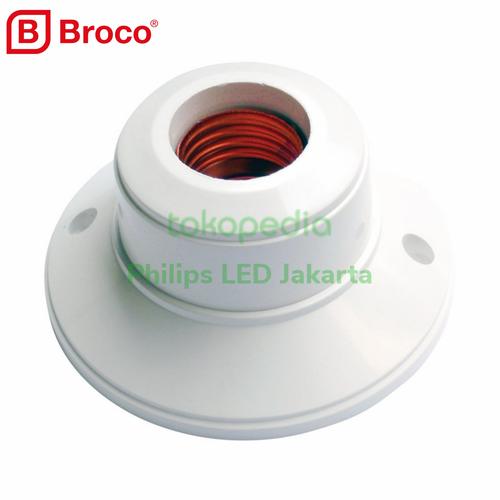 Jual FITTING LAMPU PLAFON BROCO E27 BULAT 1212 - Jakarta Barat - LED ...