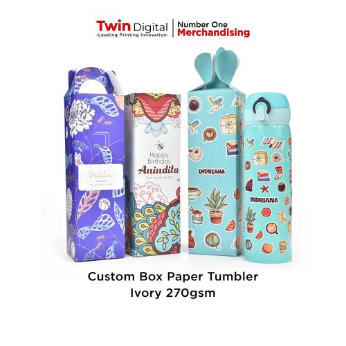 Jual Box Tumbler Custom Box Paper Packaging Tumbler - Box Tumbler AC ...