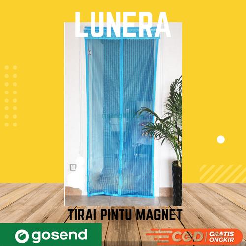 Jual Tirai Jaring Pintu Magnet Anti Nyamuk Warna Biru - Jakarta Barat ...