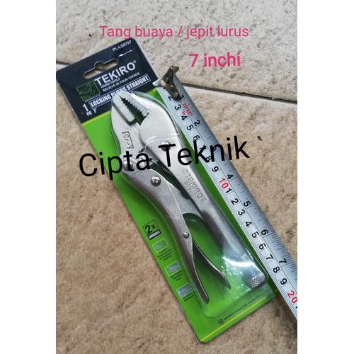 Jual Tang buaya Tekiro 7 inchi lurus tang press tang jepit 7inchi - Kab ...
