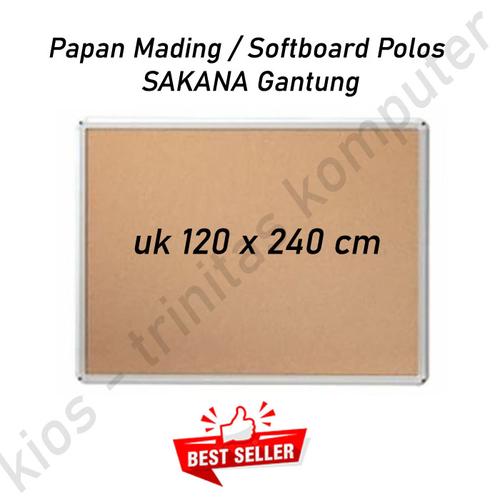 Jual Papan Mading / Polos Gantung Sakana 120 x 240 cm - Jakarta Barat ...