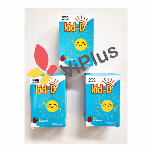 Jual Kid D syrup 60ml - vit d anak 400iu strawberry - imedco - ViPlus ...