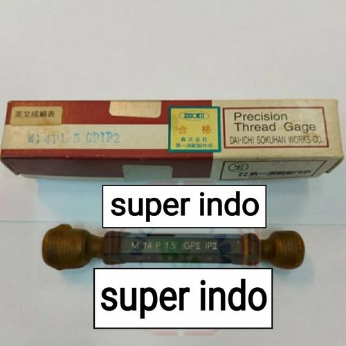 Jual Thread Plug Gauge M14x1.5 GPIP2 merk ISSOKU (Japan) - Jakarta Barat - Super indo 1 | Tokopedia