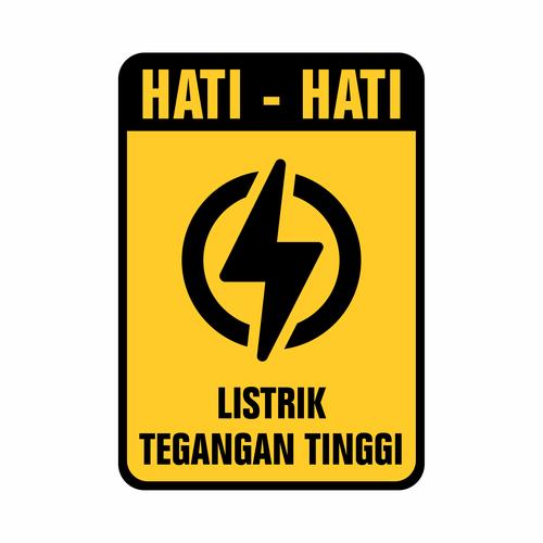 Jual RAMBU SIGN LISTRIK TEGANGAN TINGGI UKURAN 35X50CM - Kab. Bandung ...