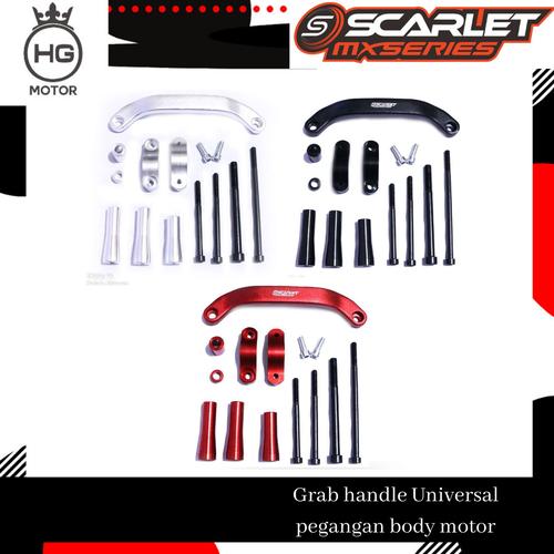 Jual Grab Handle Universal SCARLET RACING Pegangan Body Motor Scarlet ...