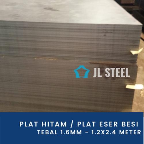 Jual Plat Hitam 1.6mm 1.20 x 2.40 Meter - Plat Eser Besi - plat HRC 1.6 ...