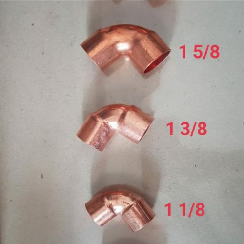 Jual elbow tembaga 1 1/8" 1 1/4" 1 3/8" 1 5/8" inch elbow knee tembaga - Elbo 1 1/8 inch - Kab ...