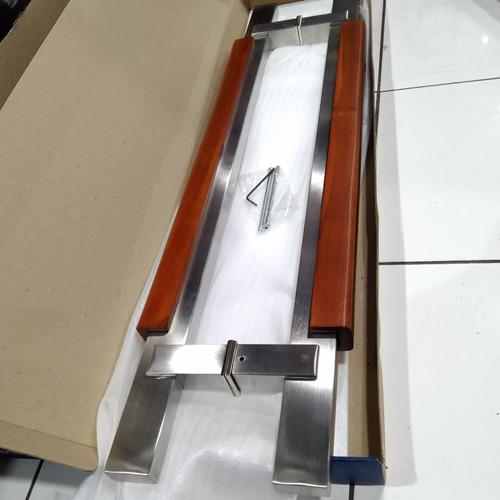 Jual pull handle kayu stainles willson natural 1005 80cm tarikan pintu ...