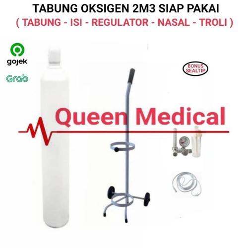 Jual Tabung Oksigen 2m3/ 2 Kubik Lengkap ( isi + regulator + nasal ) Siap - Jakarta Selatan ...