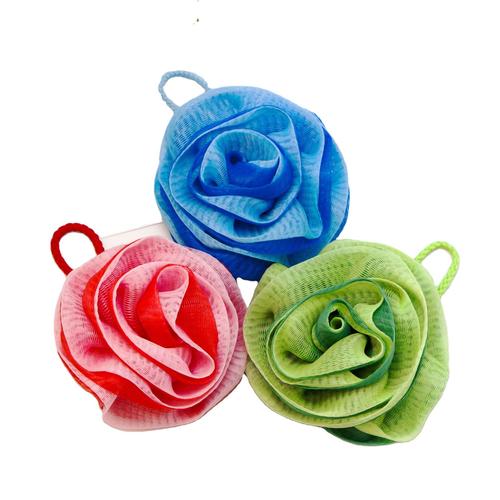 Jual SHOWER BATH FLOWER BUNGA SPONGE PUFF SPONS BUSA MANDI 50g - FLOWER ...