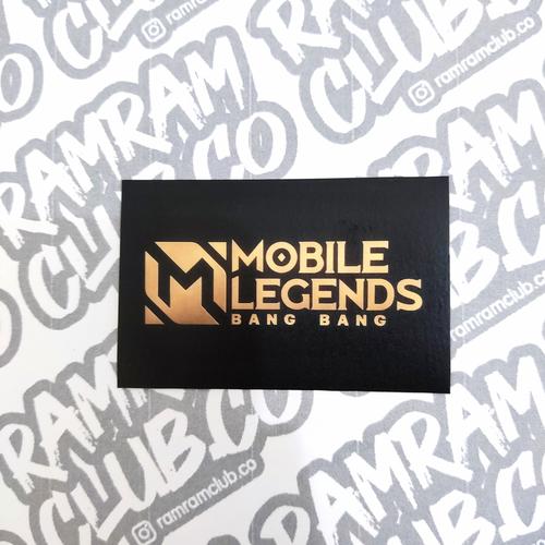 Jual STICKER VINYL LAMINASI STIKER MOBILE LEGEND BANG BANG MLBB (8cm ...