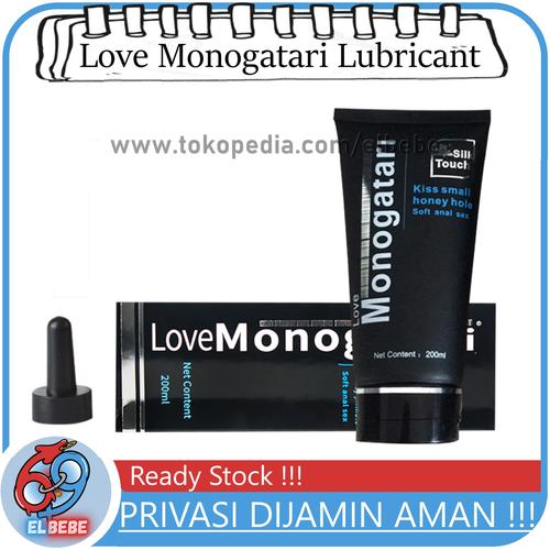 Jual Love Monogatari Lubricant Original Silk Touch|Black Lube Pelumas ...