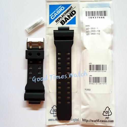 Promo STRAP G-SHOCK GD-350-1DR / GD-350 / Casio Original - Jakarta ...