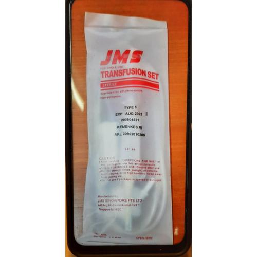 Jual JMS Transfusion Set Sterile Type 5/Blood Set ORI (Harga Satuan ...