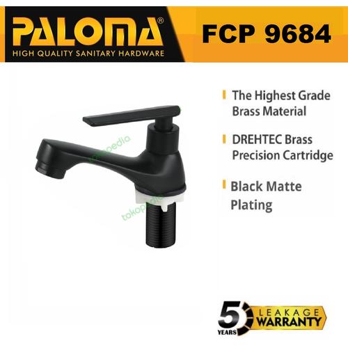 Jual PALOMA FCP 9684 KERAN WASTAFEL CUCI TANGAN DINGIN KRAN HITAM ...