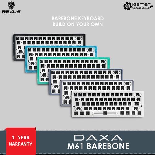 Jual Rexus Daxa M61 Barebone South-Facing Custom Mechanical Gaming ...