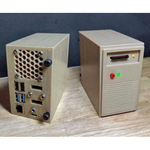 Jual Raspberry Pi 4 Case Retro Tower Desktop Casing - n0 - Kuning ...