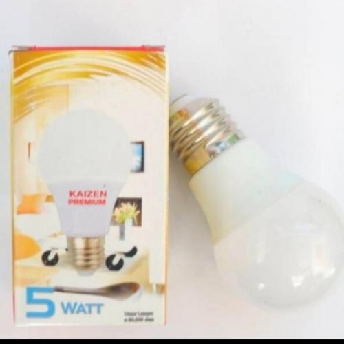 Jual Lampu LED Bulat 5Watt KAIZEN PREMIUM / Lampu LED Bulat 5Watt ...
