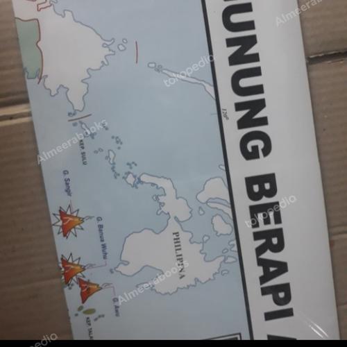 Jual PETA TEMATIK SEBARAN GUNUNG BERAPI LIPAT - Kota Bandung ...