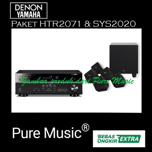 Jual Paket Home Theatre Yamaha HTR-2071 & Denon SYS-2020 5.1 Channels ...