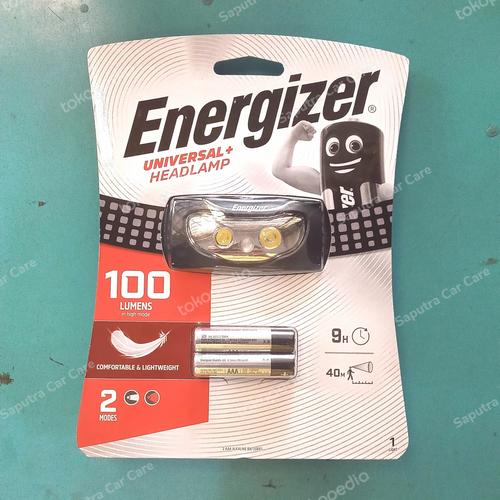 Jual Lampu Sepeda Helm Kepala LED merk Energizer Headlamp 100 Lumens ...