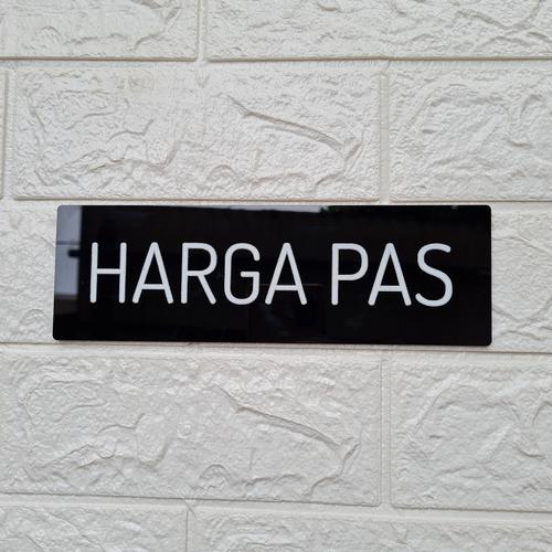 Jual Harga Pas Acrylic Sign Akrilik Signage | Dekorasi Toko Cafe Mall ...