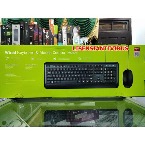 Jual Paket Keyboard dan Mouse Kabel Robot KM2600 KM 2600 Combo Komputer ...