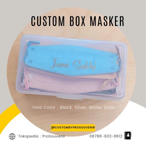 Jual Custom nama box masker wadah masker kotak serbaguna - Jakarta ...
