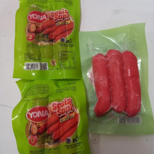 Jual yona sosis sapi cocktail merah isi 3 ( 1 bendel ) - Kota Semarang ...