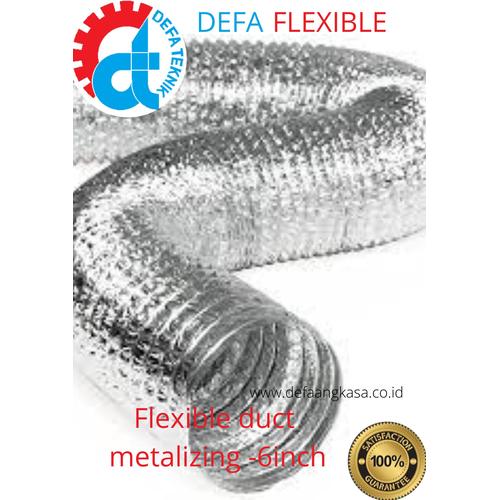 Jual Flexible Ducting 6 inch/ Selang Flexible Duct Metalizing non isolasi - 5meter - Jakarta ...