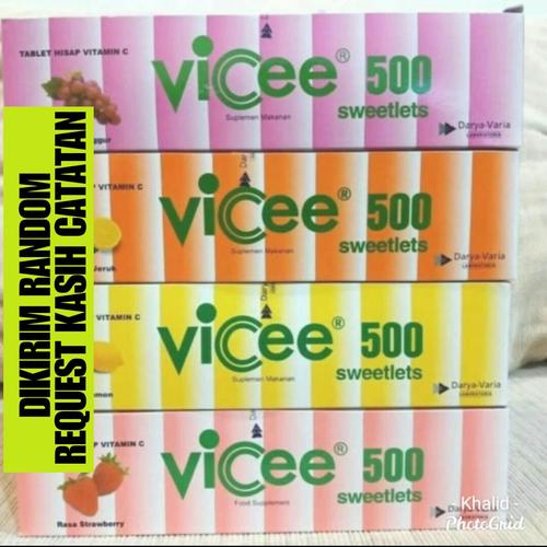 Jual Vicee 500 1 Box Strawberry 100 Tablet - Jakarta Barat - APOTEK ...