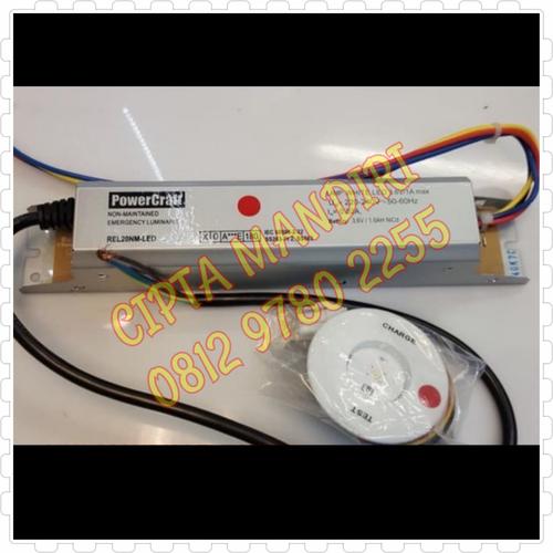 Jual POWERCRAFT UFO REL20NM-LED LED NICAD BATTERY EMERGENCY POWER CRAFT ...