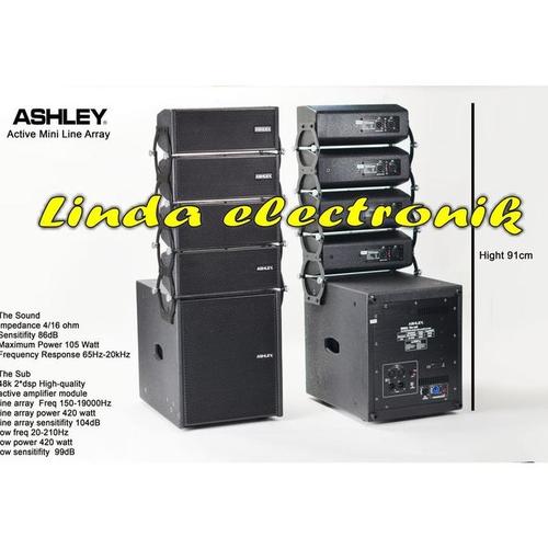 Jual SPEAKER ASHLEY ACTIVE MINI LINE ARRAY LINE ARRAY MINI AKTIF ...