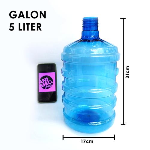 Jual Galon 5 liter / galon kecil / galon mini / galon air kosong biru ...