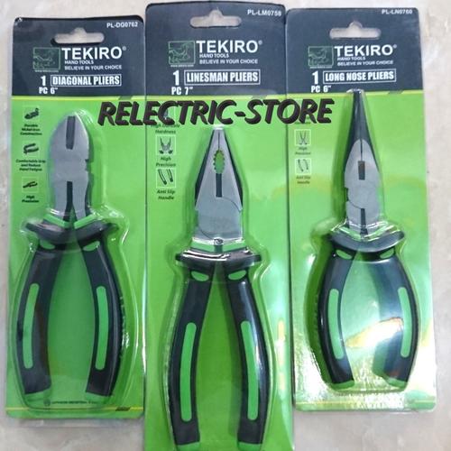 Jual 1 Set Tang Tekiro Harga sudah 3 pcs-Tang kombinasi-Tang Lancip ...