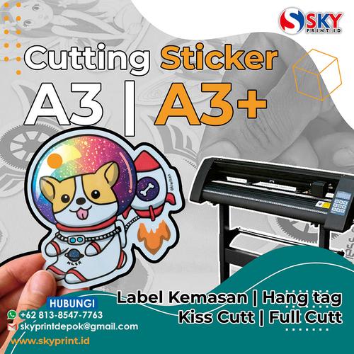 Jual Cetak Sticker Chromo/Vynil A3+ Sudah Termasuk Print and Cutting ...
