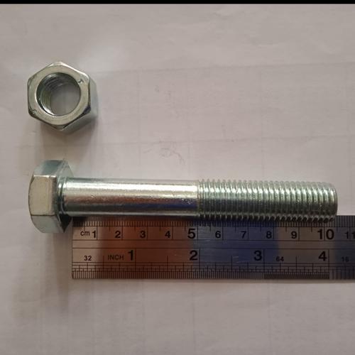 Jual Baut Mur M16 x 100 P2.0 warna galvanis silver - Kota Medan - Pusat ...